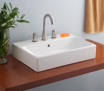 Cheviot 1234-WH Nuo Overcounter Lavatory | QualityBath.com