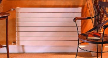 Myson 8H11100VN H11 Single Panel Decor Radiator With Fins | QualityBath.com