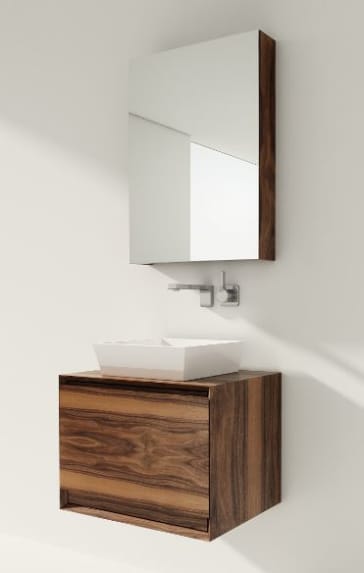 WETSTYLE MM3010-WM M Collection Metro Series 30" Wall Mount Vanity Unit ...