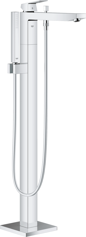 Grohe 23672 Eurocube Floor Mounted Tub Filler With Handshower ...