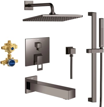 Grohe 29432TS Grohe 2-Handle Pressure Balance Tub/Shower Bundle ...