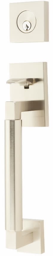 Emtek 4214.Select Hercules Smooth Sectional Tubular Entry Set With ...