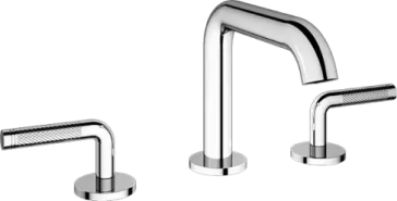 Santec 3920CK Circ Widespread Knurled Handle Lavatory Faucet ...