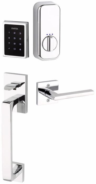 Emtek EMP0103.Lever Baden Empowered Motorized Touchscreen Entry Set ...