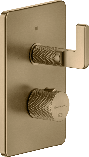 Gessi 58134 Inciso 2-Way Thermostatic Diverter And Volume Control Trim ...