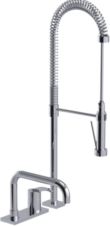 Rubinet 8ILGLGEWH Lasalle Single Control Kitchen Faucet With Suspended ...