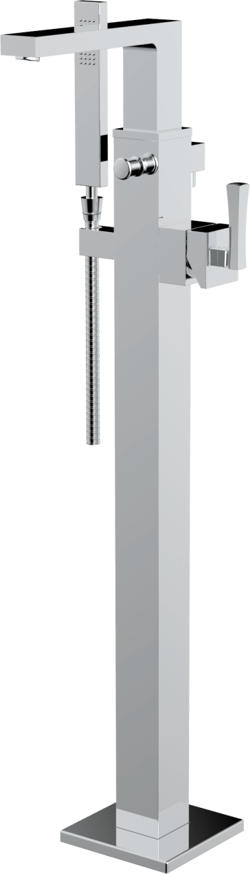 Santec 9294ED Edo Trim For Floor Mounted Tub Filler With Hand Shower ...