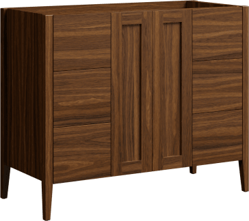 Timberline ARM-V-42-C-18-L-WA Armidale 42" Free Standing Vanity ...