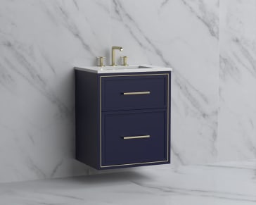 Madeli B455-24-002 Edge 24" Wall Hung Vanity | QualityBath.com