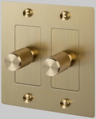 Buster + Punch 2G Dimmer Switch 2 Gang Dimmer Switch With Logo ...