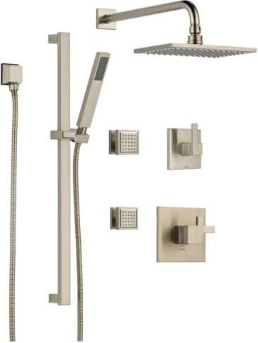 Brizo BS1045 Siderna Thermostatic Shower System With Rain Shower Head ...