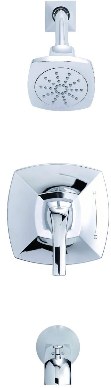 Gerber D501018 Vaughn Single Handle Tub And Shower Trim Kit ...