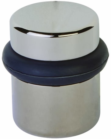 Emtek 225714 1.5" Cylinder Floor Bumper Door Stop | QualityBath.com