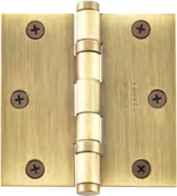 Emtek 96413US3NL Solid Brass Ball Bearing Heavy Duty Door Hinges (Pair ...