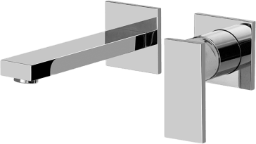 Graff G-3735-LM31W Solar Wall Mount Lavatory Faucet With Single Handle ...