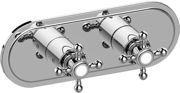 Graff G-8086H M-Series Valve Horizontal Trim With Two Handles ...