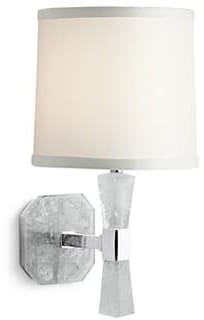 Kallista P33221 Counterpoint Crystal Sconce Wall Sconce With Creme ...