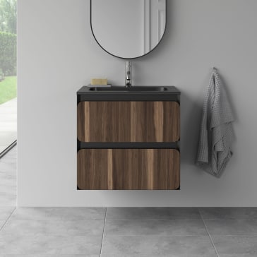 Perlato PFFS2420BM Form Soft 23-5/8" Wall Mount Vanity | QualityBath.com