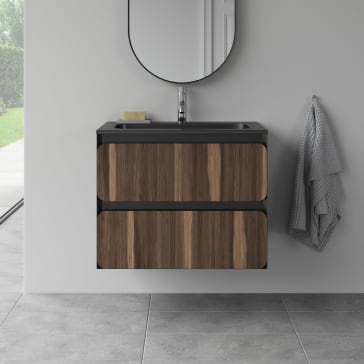 Perlato PFFS2820BM Form Soft 27-1/2" Wall Mount Vanity | QualityBath.com