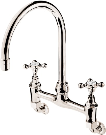 Barber Wilsons R2010 Regent Wall Mount Bridge Faucet With 8" Spout ...