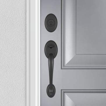 Baldwin Hardware Columbus Columbus Tubular Entry Set | QualityBath.com