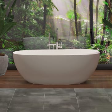 Slik Portfolio TSN6327FS004 Slik Stone Sense Freestanding Soaker Tub ...