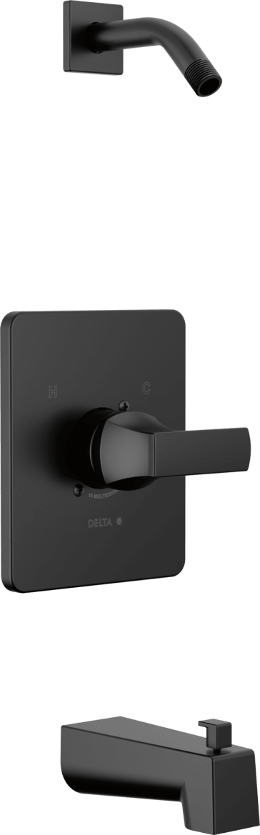 Delta T14437-LHD Velum Monitor 14 Series Tub & Shower - Less Head ...