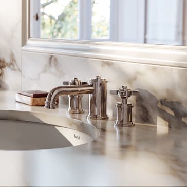 Rohl U.AR08LD3 Perrin & Rowe Armstrong Widespread Lavatory Faucet With ...