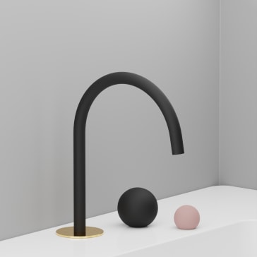 Baril B35-8009-00L Marie Two-Handle Deck Mounted Lavatory Faucet ...