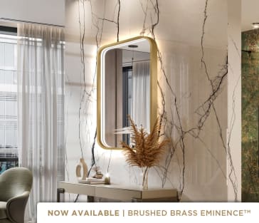 Electric Mirror EMN-2436-02V Eminence Lighted Mirror | QualityBath.com