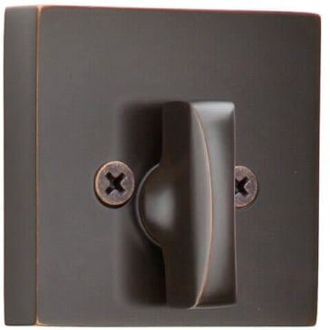 Emtek 8569 Square Single Sided Deadbolt | QualityBath.com