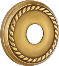 Emtek 5101C Cortina Keyed Lever With Rope Rosette | QualityBath.com