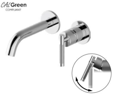 Graff G-6135 Harley Single Handle Wall Mount Lavatory Faucet ...