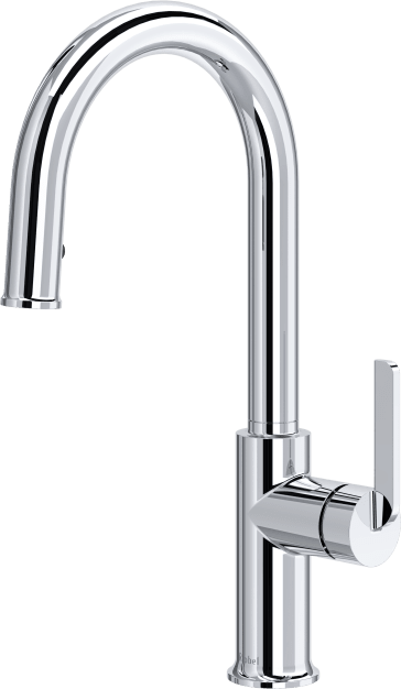 Riobel AU101 Authentica Pull-Down Kitchen Faucet With Single Spray ...