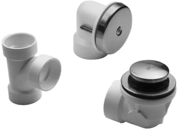 Jaclo 531-PVCHK-PCU Toe Control Drain Strainer With Faceplate ...