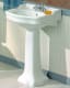 Cheviot 350/22-WH Antique Pedestal Lavatory | QualityBath.com