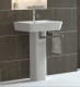 Bissonnet 27000-27430 Emma Pedestal Ceramic Sink With Overflow ...