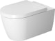 Duravit 252909 Me By Starck Wall Mounted Rimless Toilet | QualityBath.com