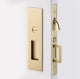 Emtek 2154 Narrow Modern Rectangular Pocket Door Mortise Lock ...