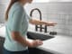 Delta 2390L-DST Broderick Two Handle Pull Down Bridge Kitchen Faucet ...