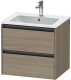 Duravit K25262 Ketho.2 24-1/2" Wall Mount Vanity | QualityBath.com