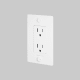 Buster + Punch Duplex Outlet 1 Gang Duplex Outlet With Logo ...