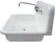 Barclay BSCI36-WH Kerville Wall Mount Lavatory Sink | QualityBath.com