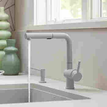 Blanco 526365 Linus Pullout Kitchen Faucet With Dual Spray 1.5 Gpm ...