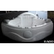 Eago AM505 61" Rounded Corner Whirlpool Bath Tub With Waterfall ...