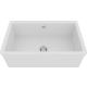 Rohl UM3018WH 30" Single Bowl Undermount Fireclay Kitchen Sink ...