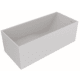 Slik Portfolio TKA6328FS Slik Stone Kuadra Freestanding Soaker Tub ...