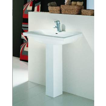Barclay 3-261WH Mistral 510 Pedestal Lavatory | QualityBath.com
