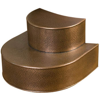 Barclay COSTP-RND-AC Round Copper Steps | QualityBath.com