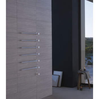 Vola T39W Stainless Steel Built-In Heated Towel Warmer For Hydronic Installation With Thermostat ...